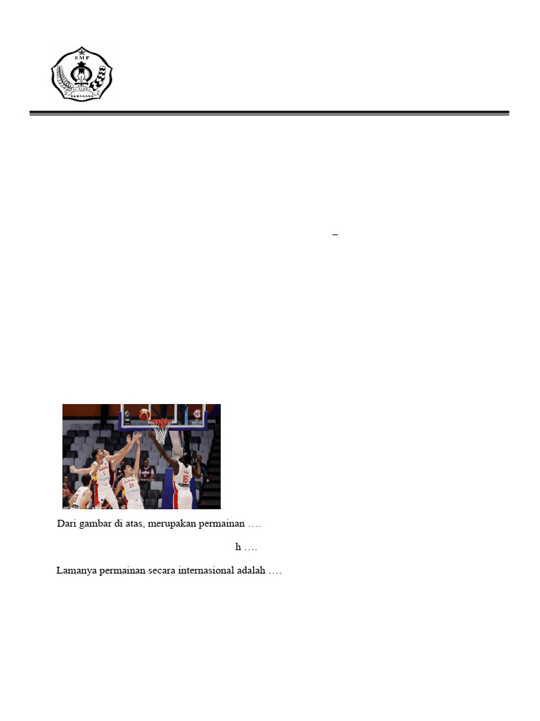 Soal Pht Pjok Kelas 8 | PDF