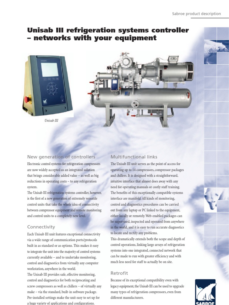 Unisab III | PDF | Refrigeration | Gas Compressor