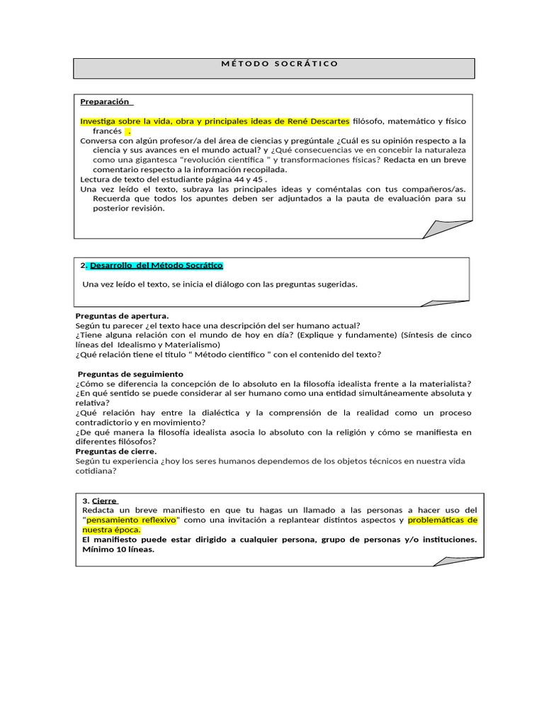 Método Socrático | PDF