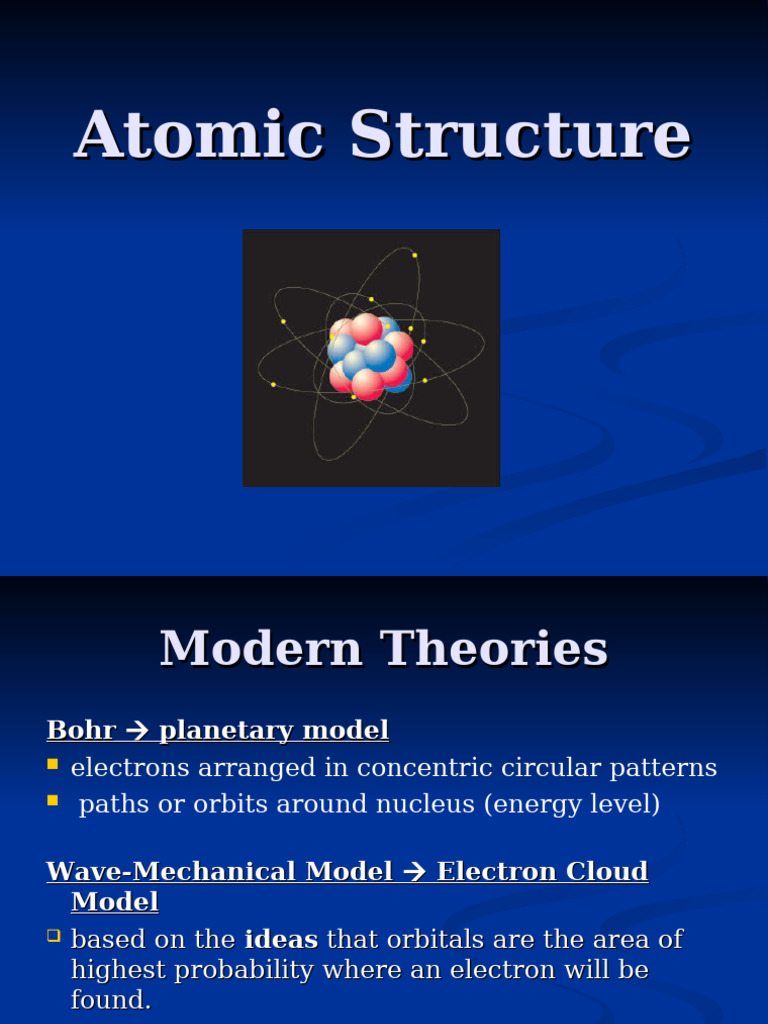 Atomic Structure | PDF