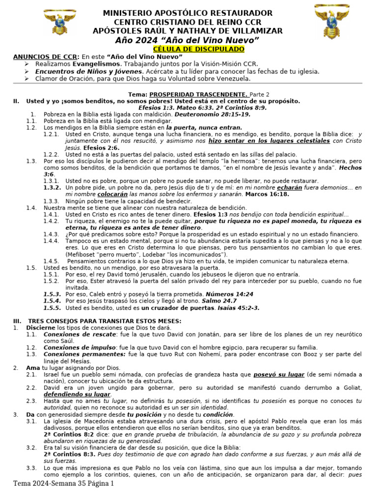 Tema 2024-Semana 35 | PDF
