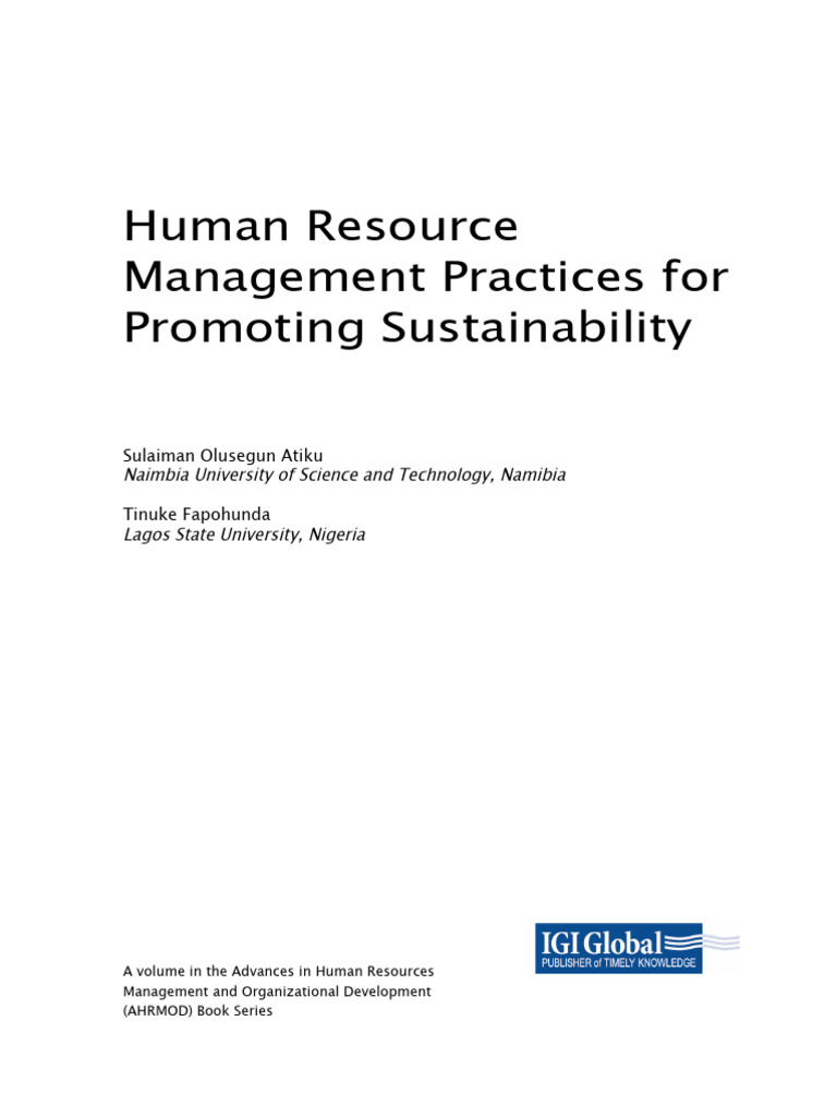 Human Resource Management Practices | PDF