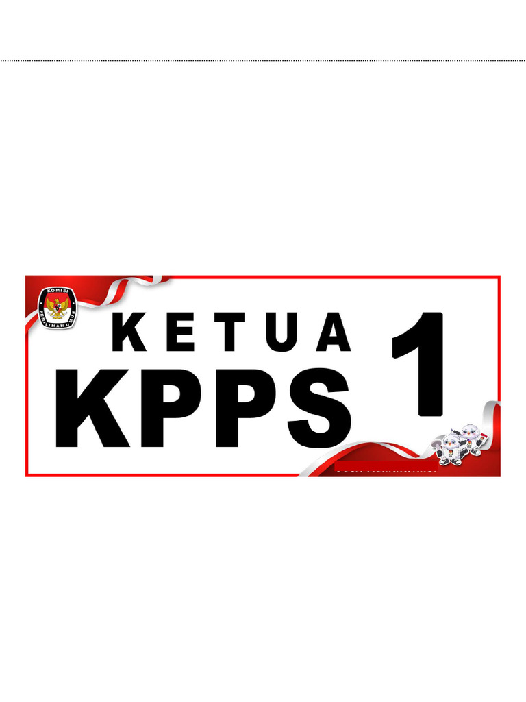 MEJA KPPS | PDF