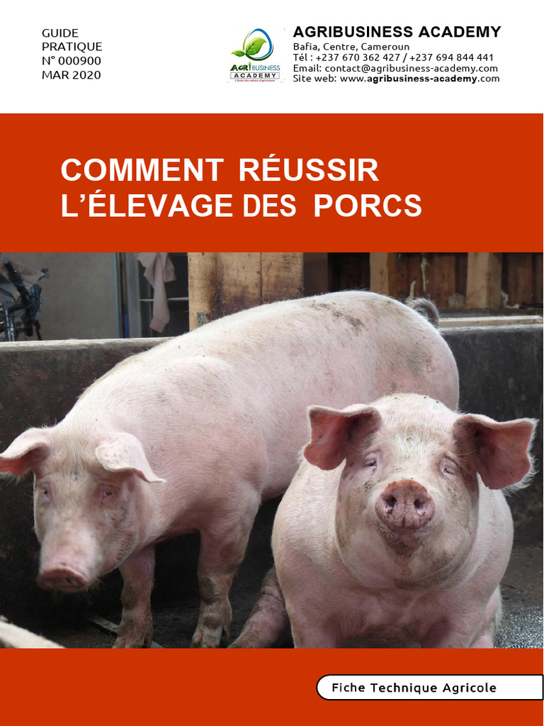 Guide pratique sur l'elevage des porcs | PDF Guide pratique sur l'elevage des porcs | PDF