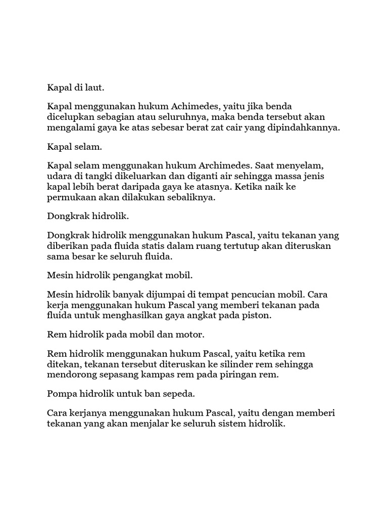 FISIKA Fahmi FLUIDA | PDF