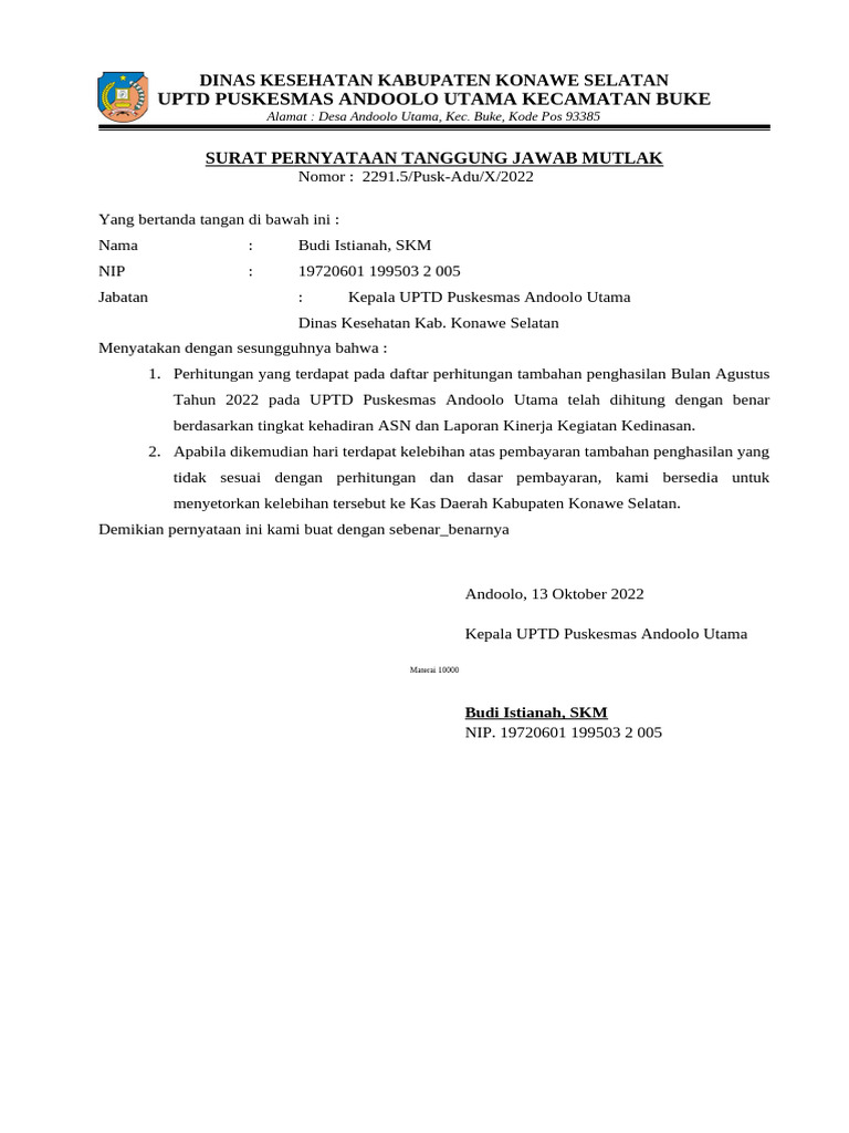 SPTJM TPP Agustus 2022 | PDF