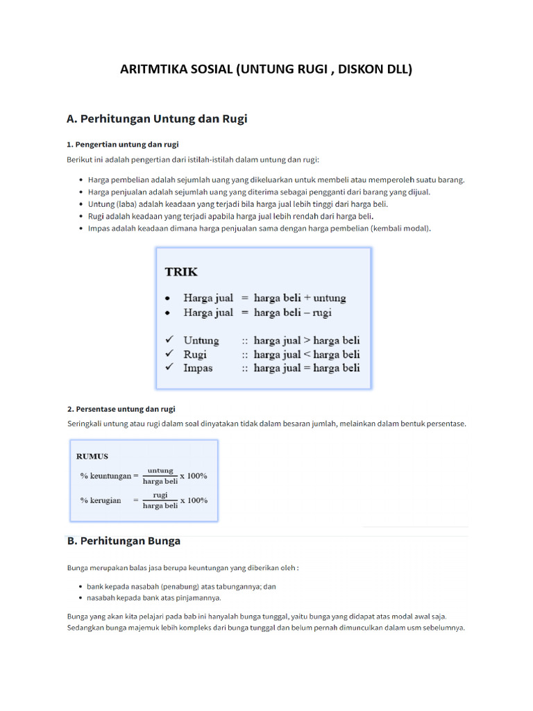 Untung Rugi Diskon | PDF