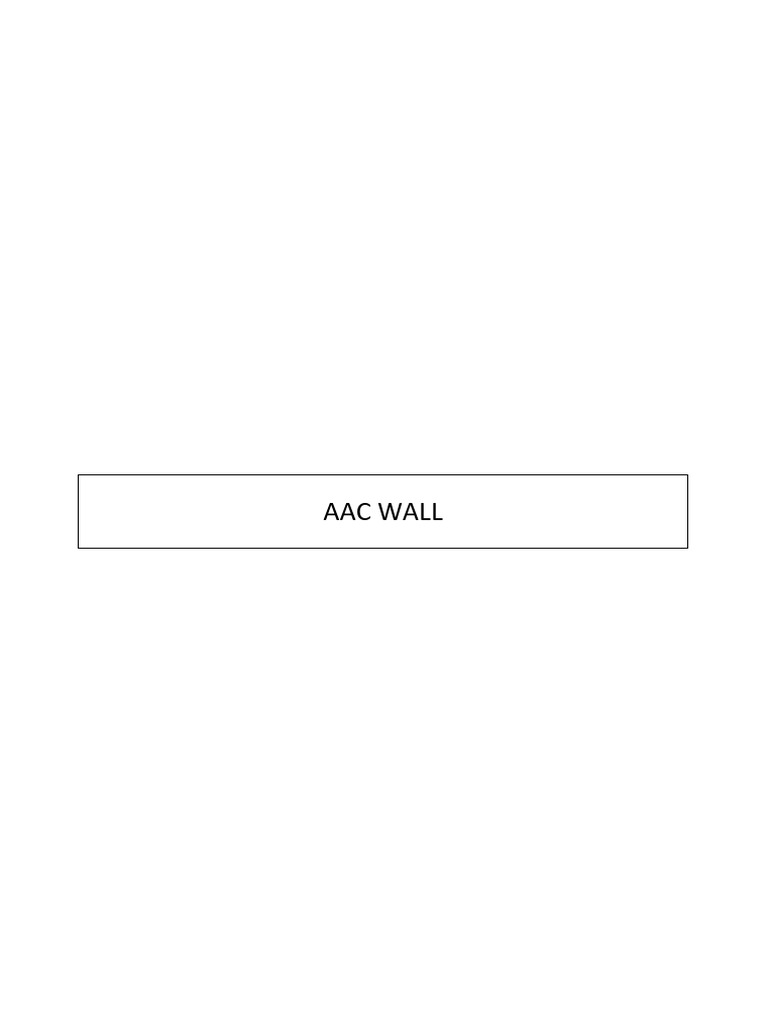 Starken AAC Wall | PDF