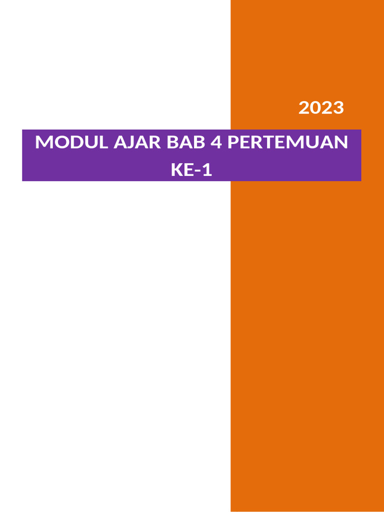 BAB 4 - Pekan Ke 1 ILMU PENGETAHUAN | PDF