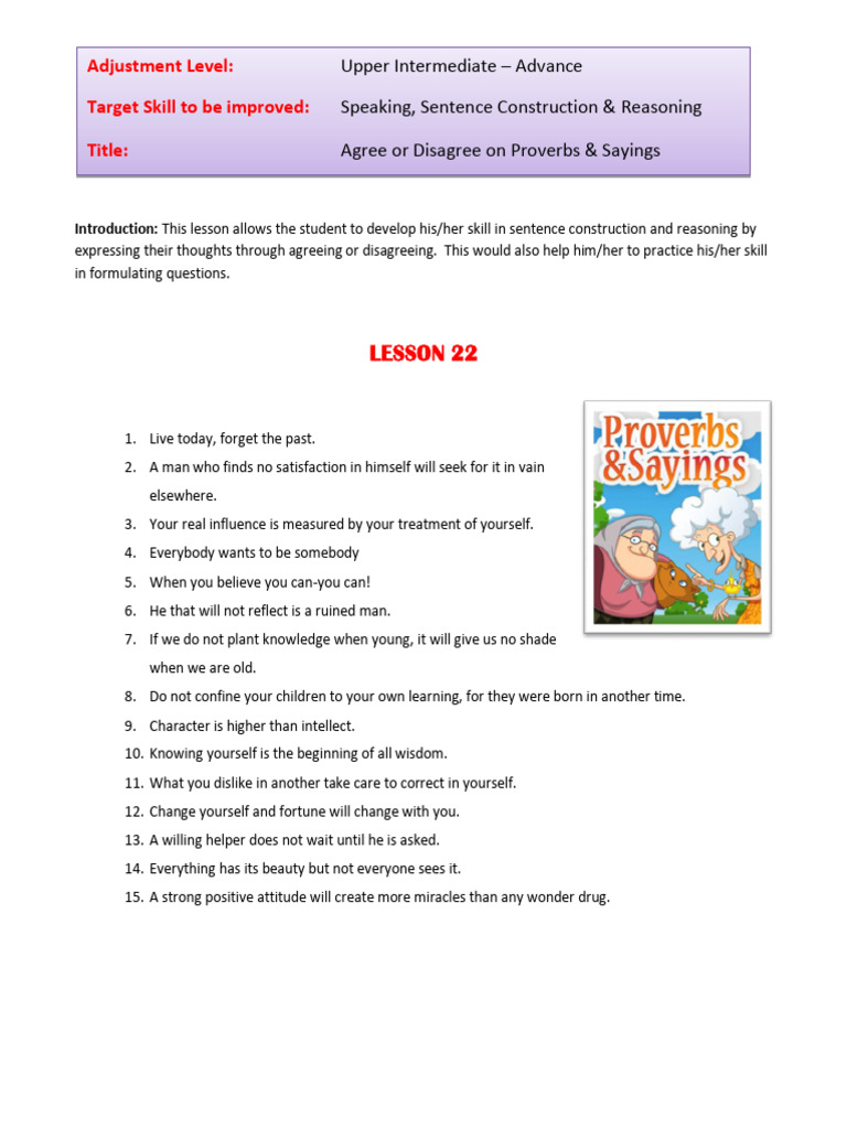 Lesson 22 | PDF