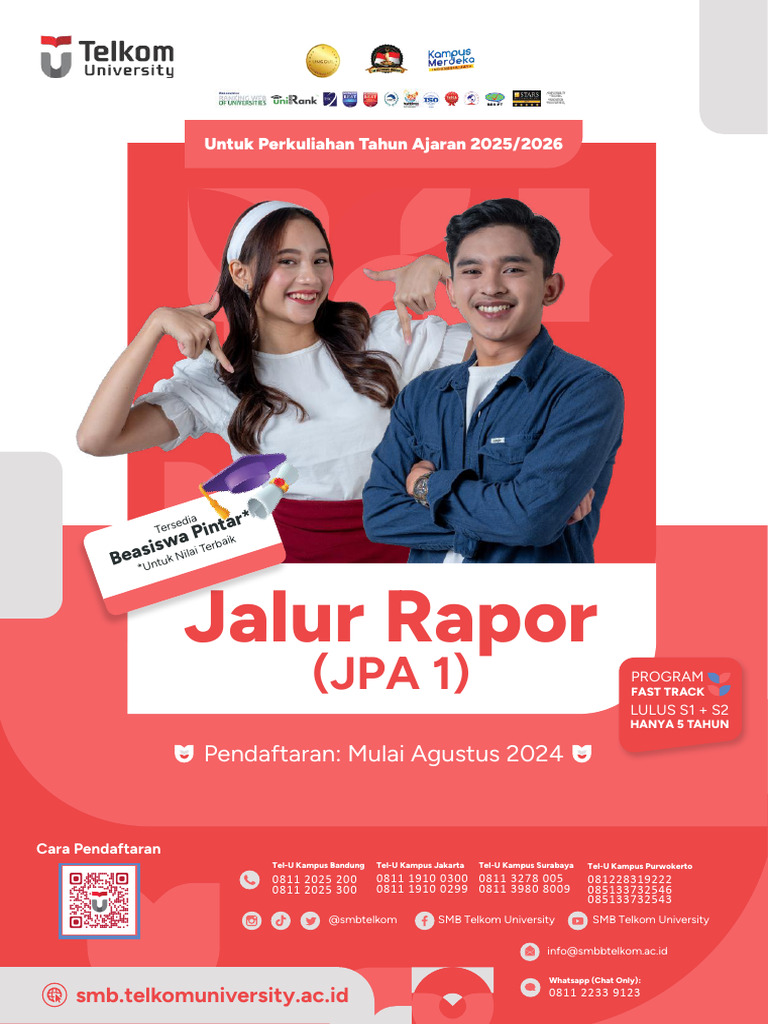 Brosur Jalur JPA Telkom University 2025 Update | PDF