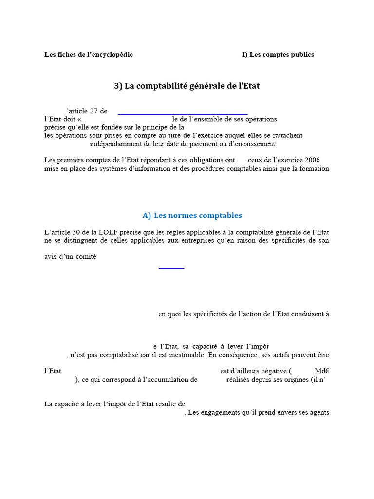 Compta Générale | PDF