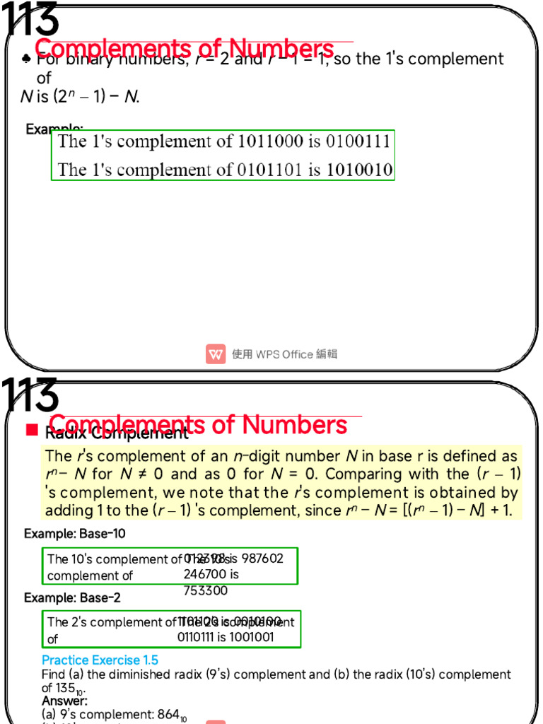 113 1 Chapter 1 2 Digital Systems and Binary Numbers | PDF