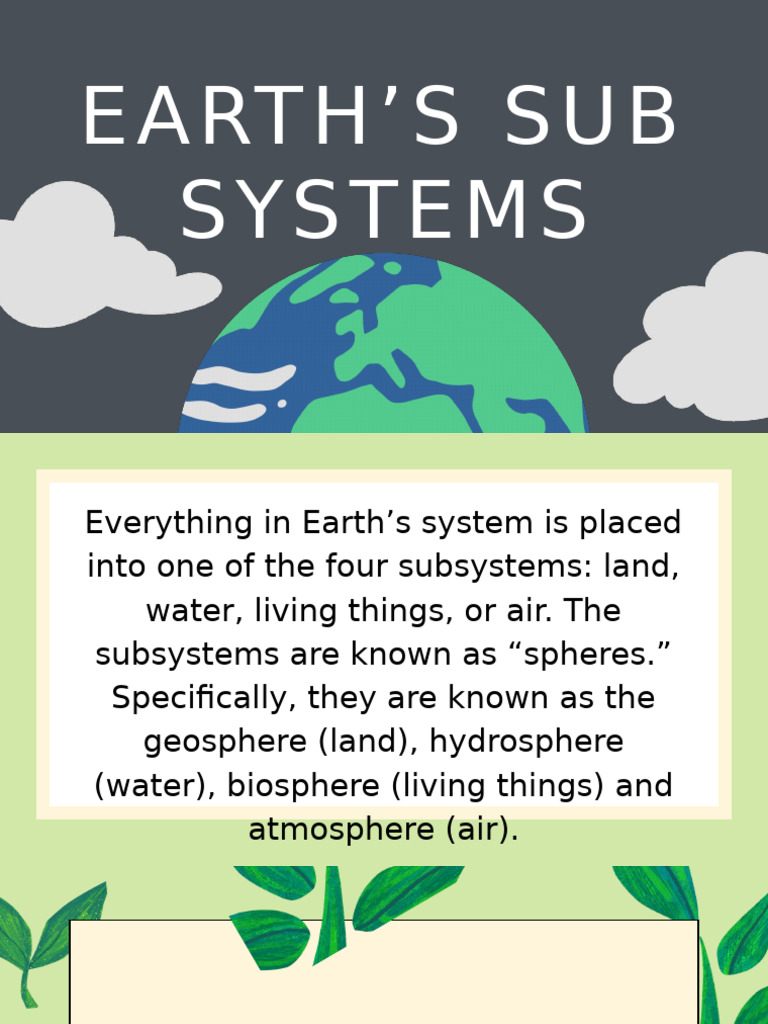 Earth Sub System | PDF