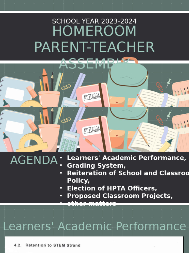 Homeroom PTA Meeting | PDF