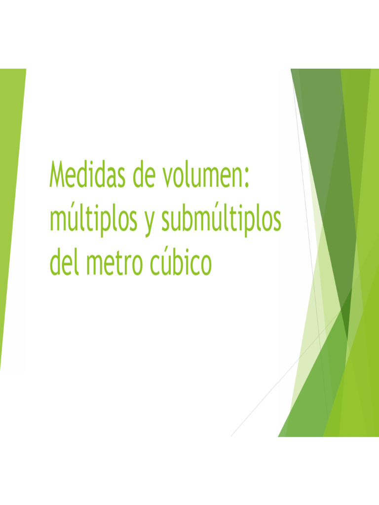 Medidas de volumen clase virtual pdf | PDF