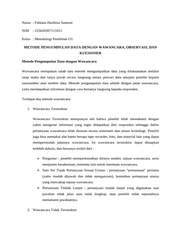 RMK 6 - Metode Penelitian | PDF