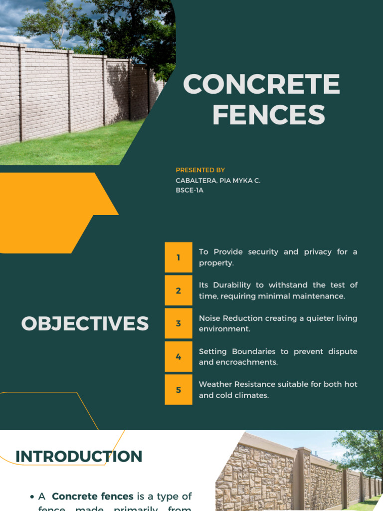 Concrete Fence | PDF