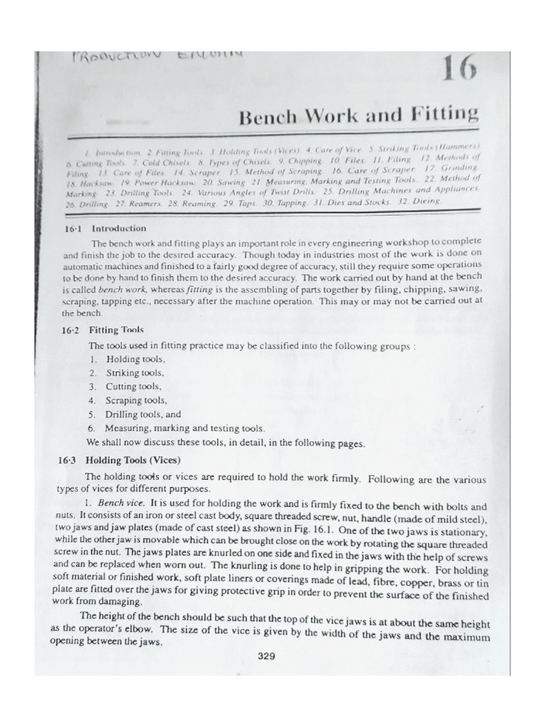 Bench Work | PDF