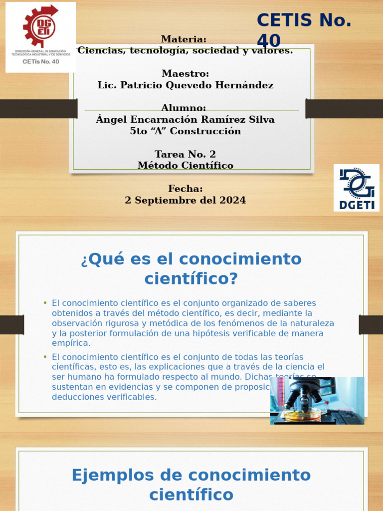 Metodo Cientifico Angel Encarnacion 5to A Construccion | PDF | Método ...