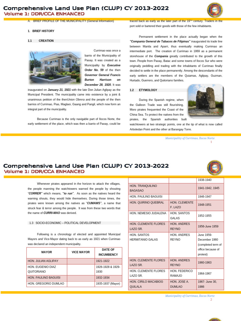 Volume 1 The Clup Currimao-Edited | PDF