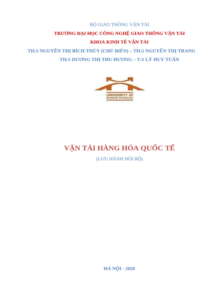 Giáo trình VT HH QT | PDF