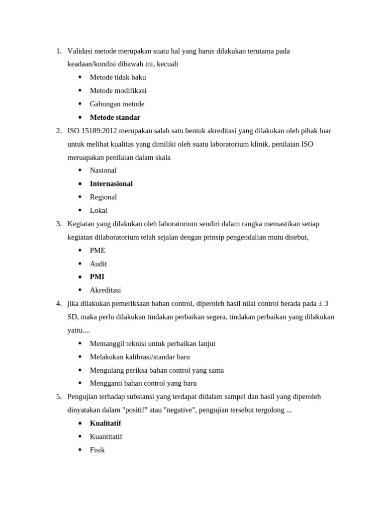 UTS Kendali Mutu- Baru | PDF