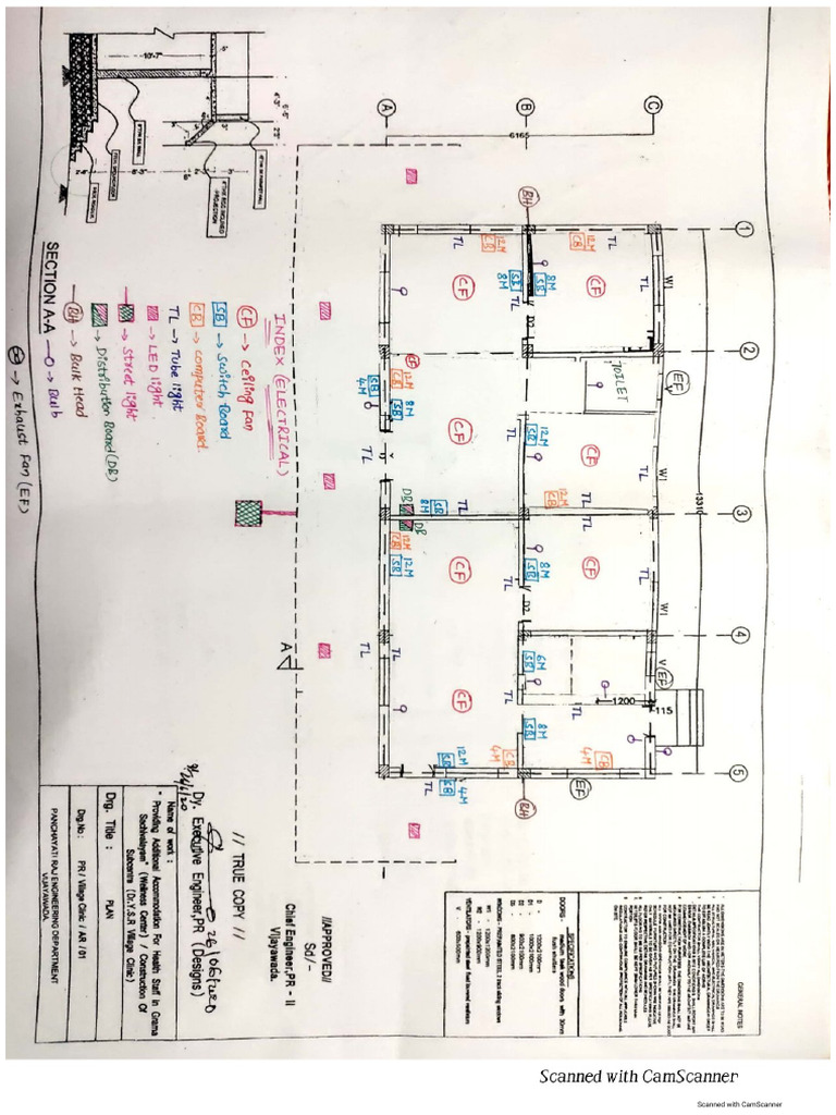 WC Electrical Drawing | PDF