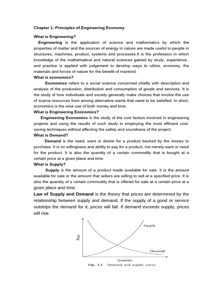 Chapter 1 Principles of Engineering Economy | PDF