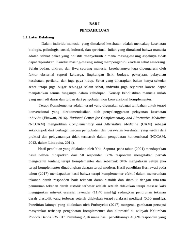 BAB I Proposal Baru | PDF