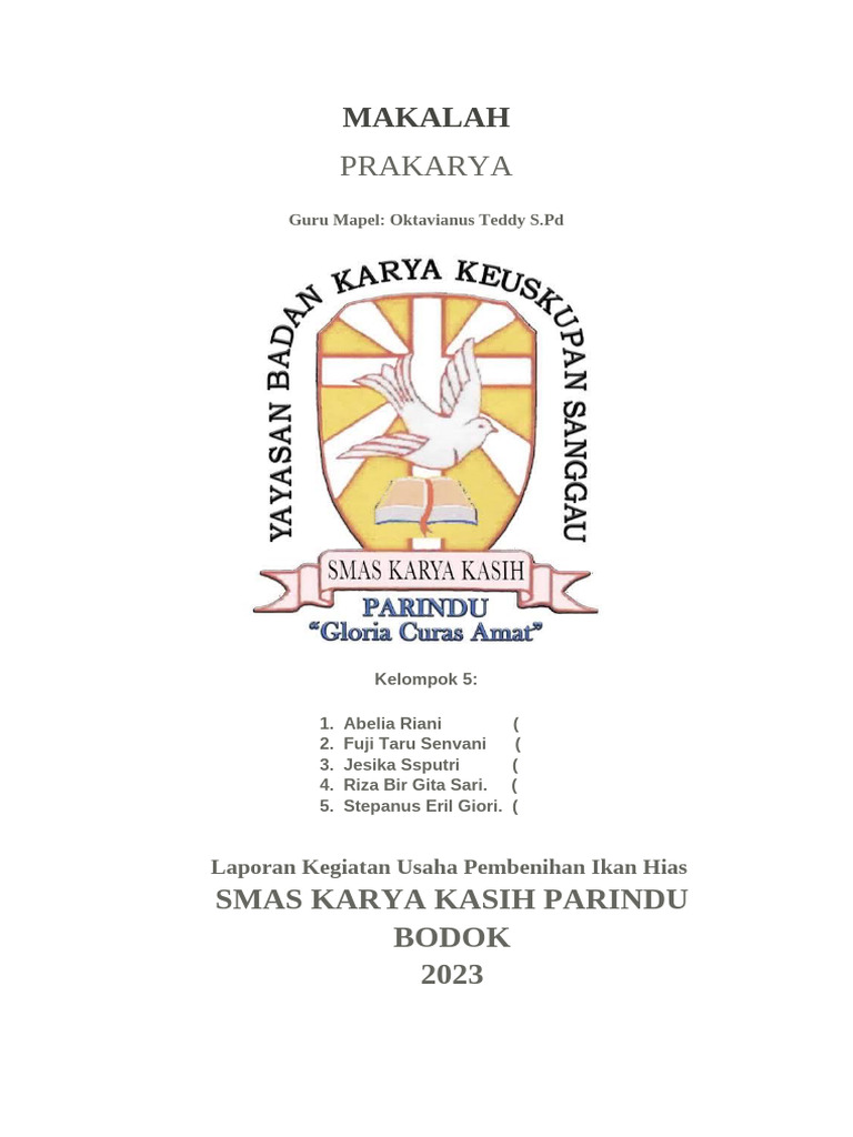 Prakarya: Makalah | PDF