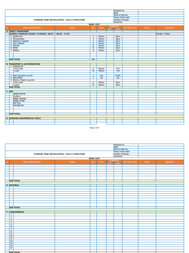 Rap Civil & Structure | PDF