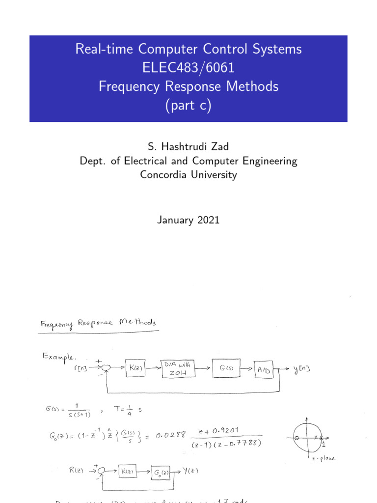 L07 C Frequency Response Methods | PDF