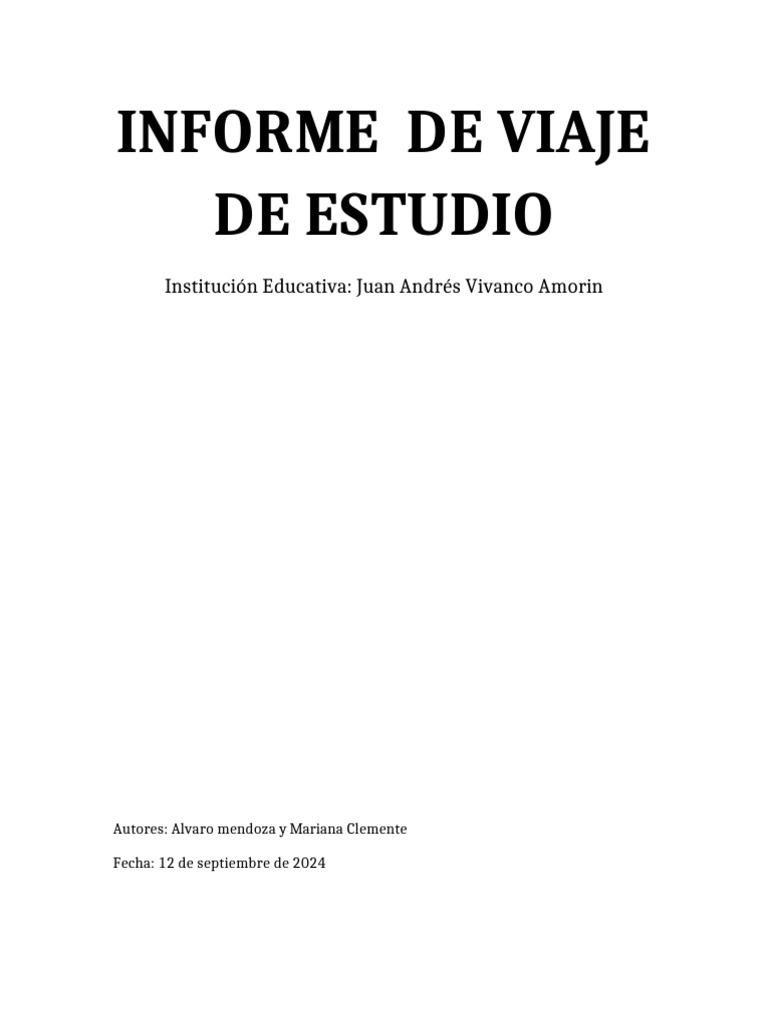 Informe Expositivo | PDF