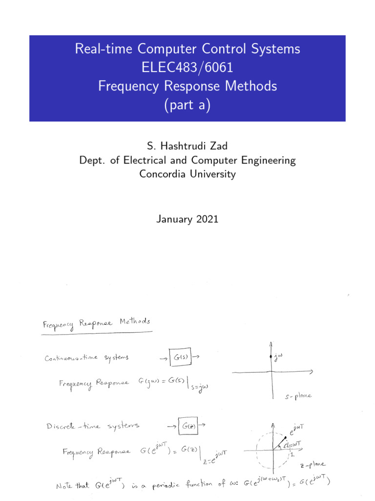 L07 A Frequency Response Methods | PDF