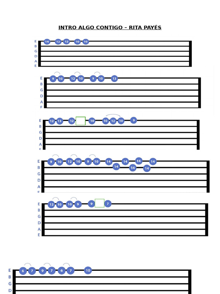 Algo Contigo Intro | PDF