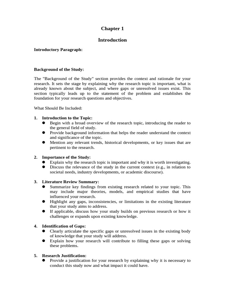 Chapter 1 Template | PDF