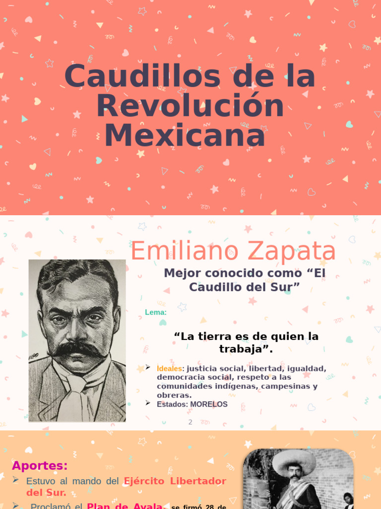 Caudillos de La Revolución Mexicana | PDF
