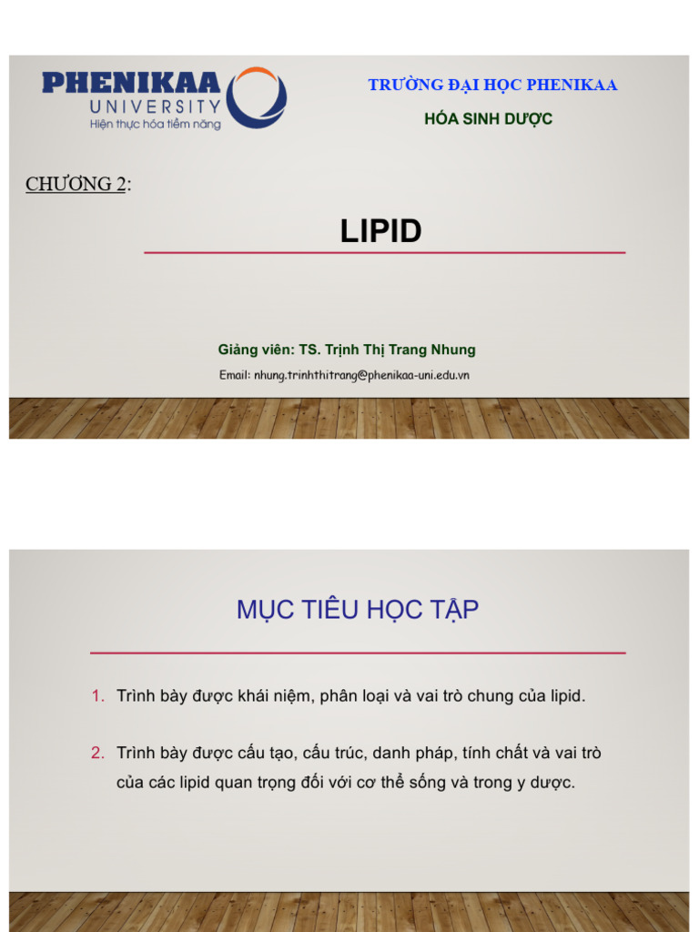 Chương 2. Lipid | PDF