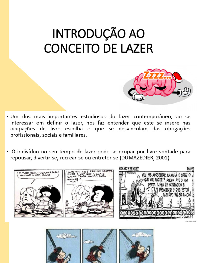 CONCEITO DE LAZER | PDF