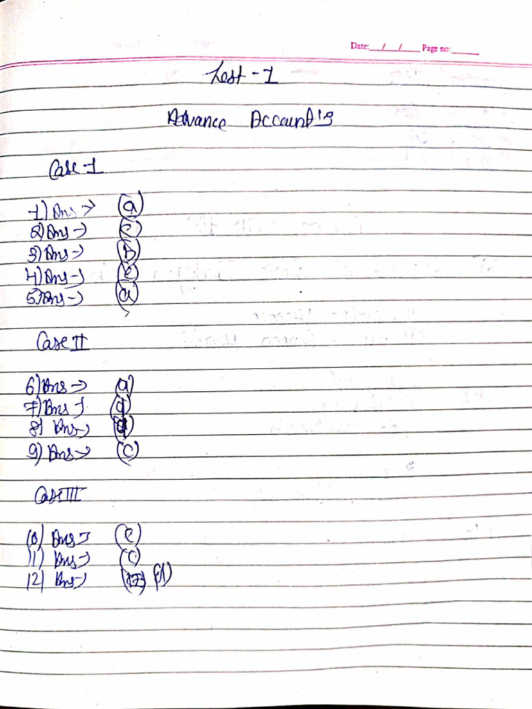 Sep 24 Adv Acc Test 1 | PDF