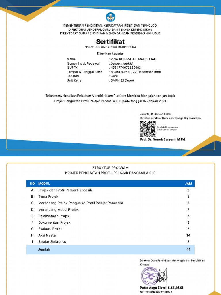 Projek Penguatan Profil Pancasila SLB | PDF