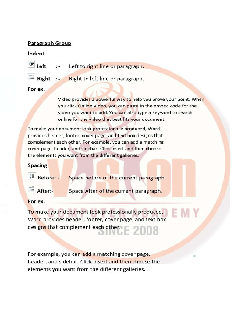 4.MS-Word Page Layout Part - 1 | PDF