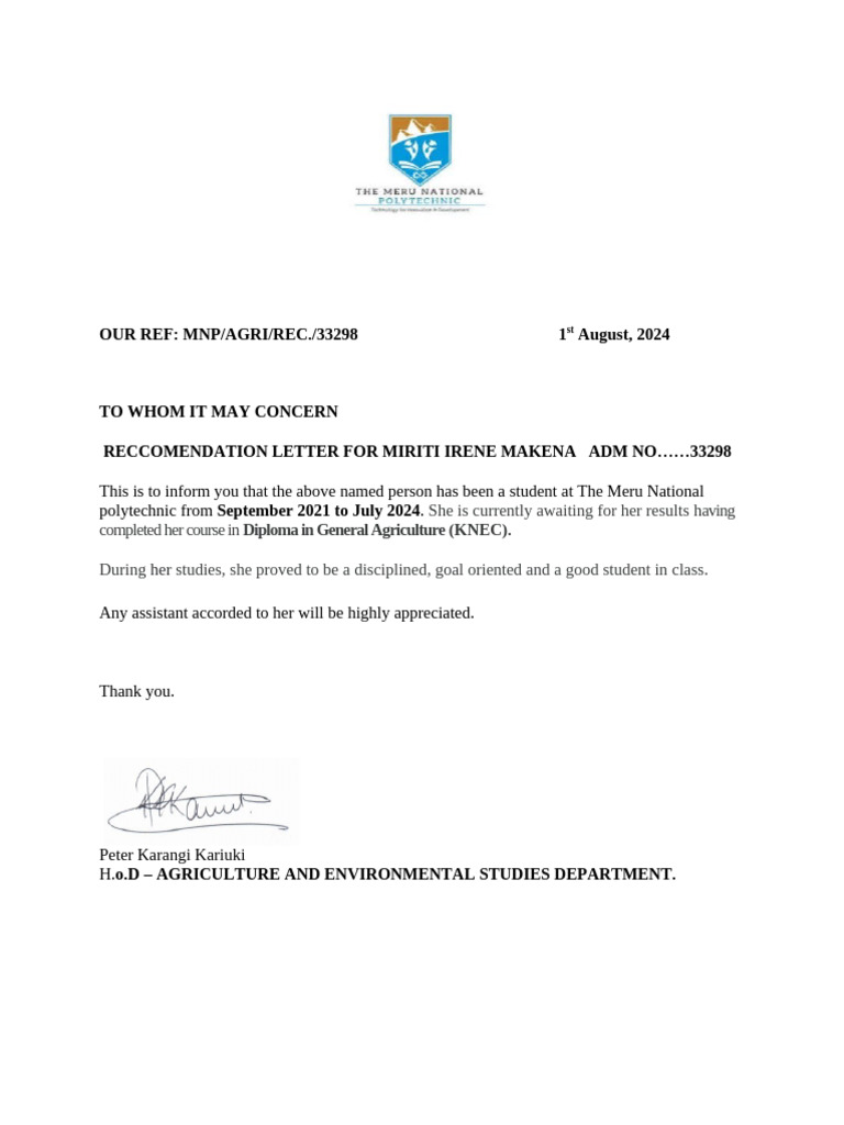 Dag Rec Letters | PDF