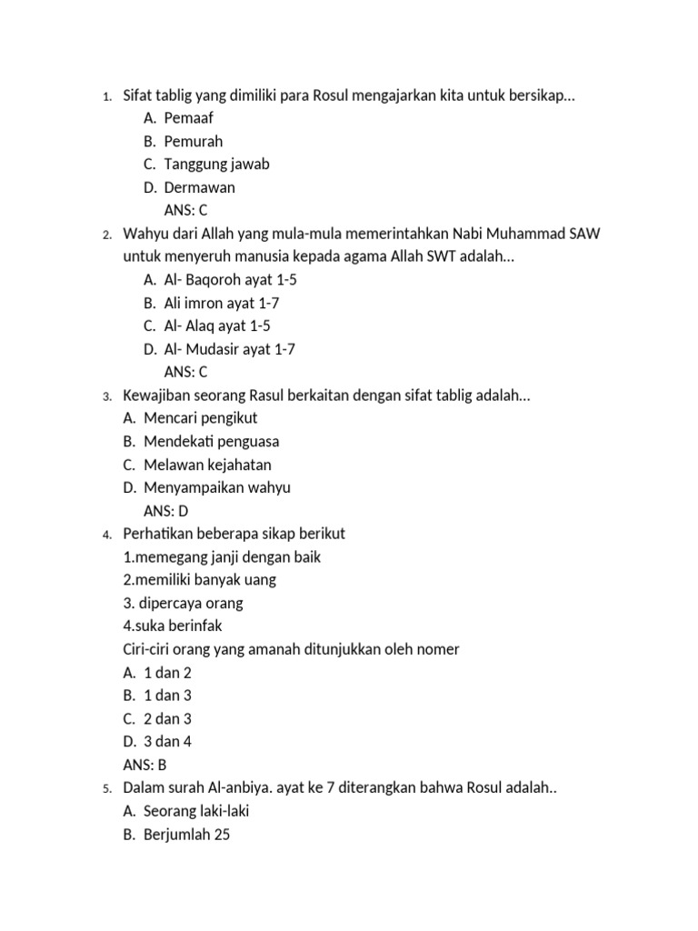5 Pat Aswaja 2024 | PDF | Sharia | Creencia religiosa y doctrina
