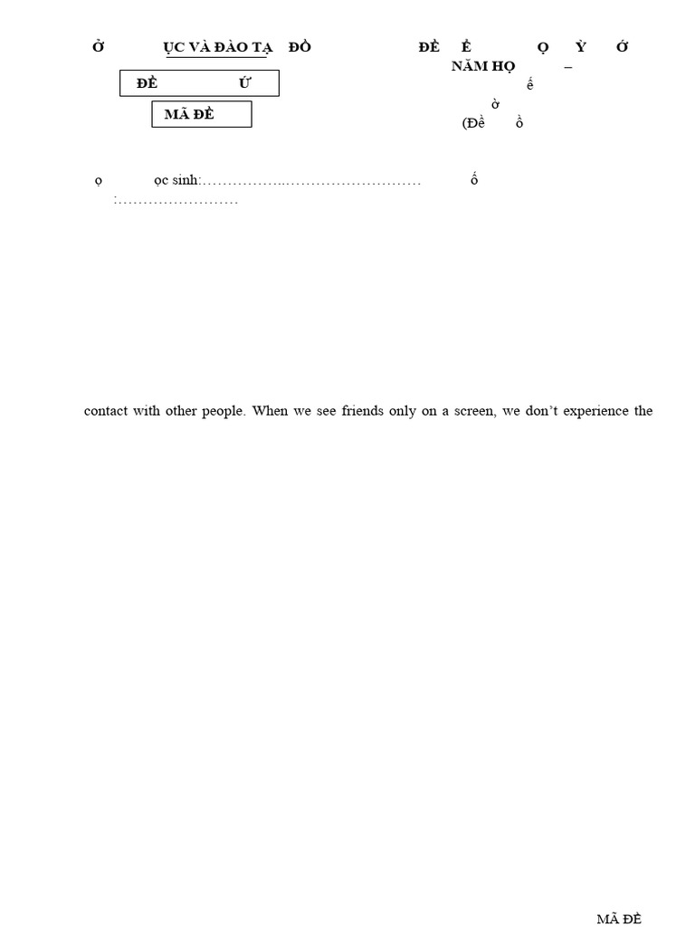 Đề 2 Hk2 Sở Gd 2023 | PDF