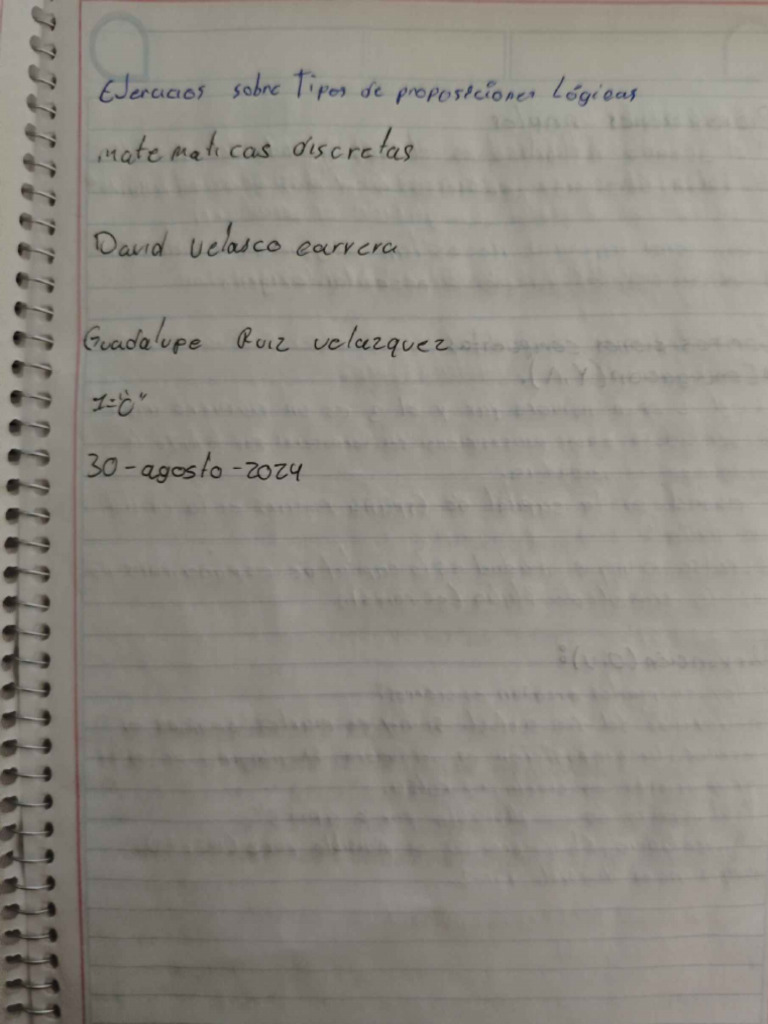 Ejercicios de Proposiciones | PDF