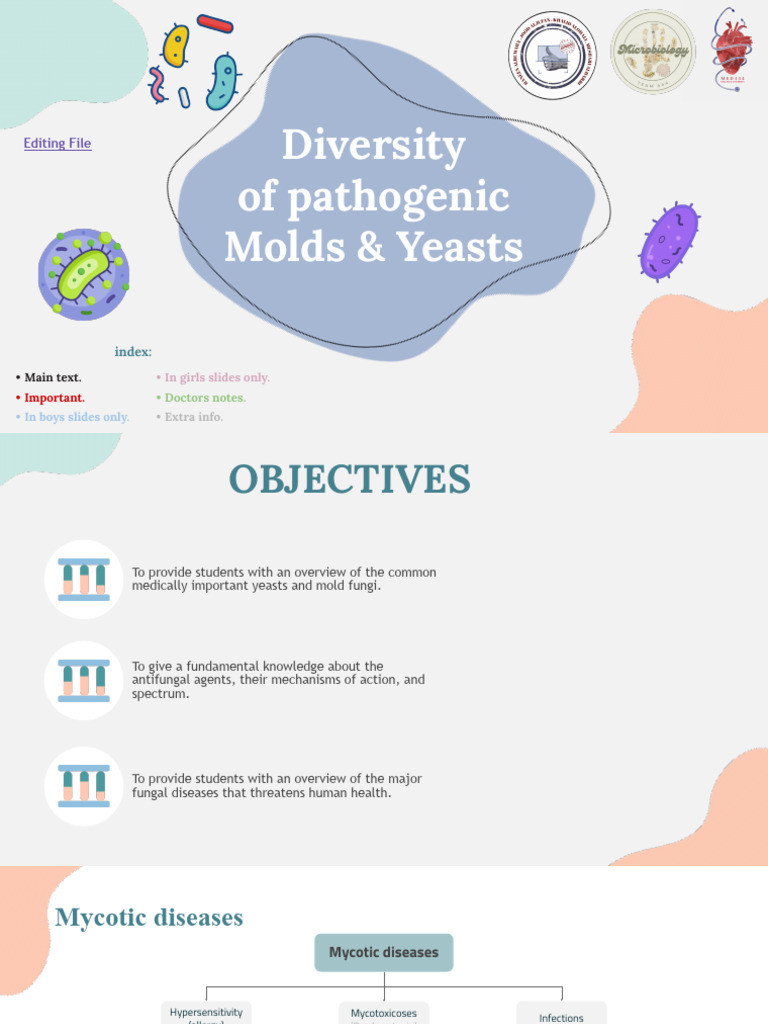 Pathogenic Fungi Overview & Treatment | PDF | Medical Specialties ...