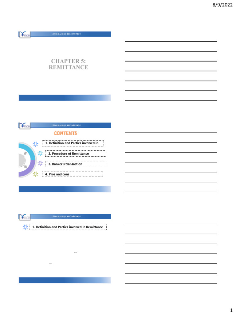 CHAP 5 REMITTANCE | PDF