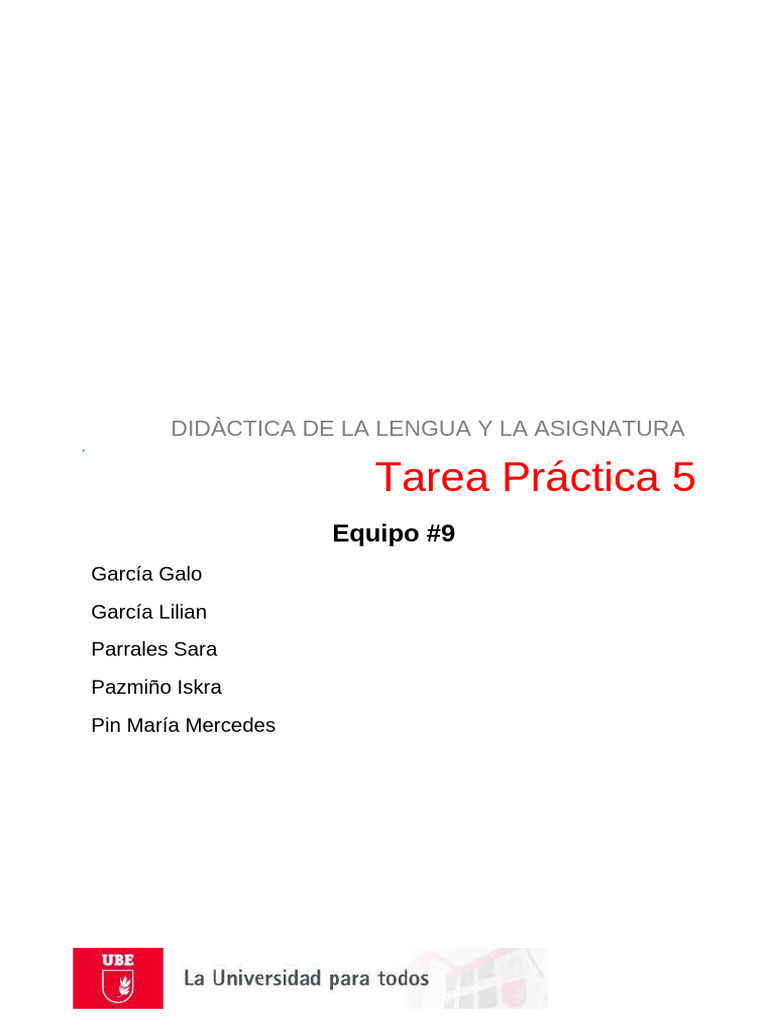Tema 4 Tarea Final 6 Integradora | PDF